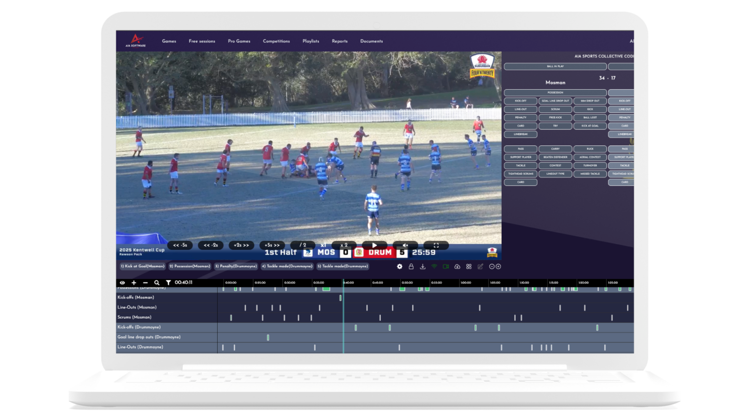 Logiciel d'analyse vidéo pour le rugby et les sports multiples | AIA ...